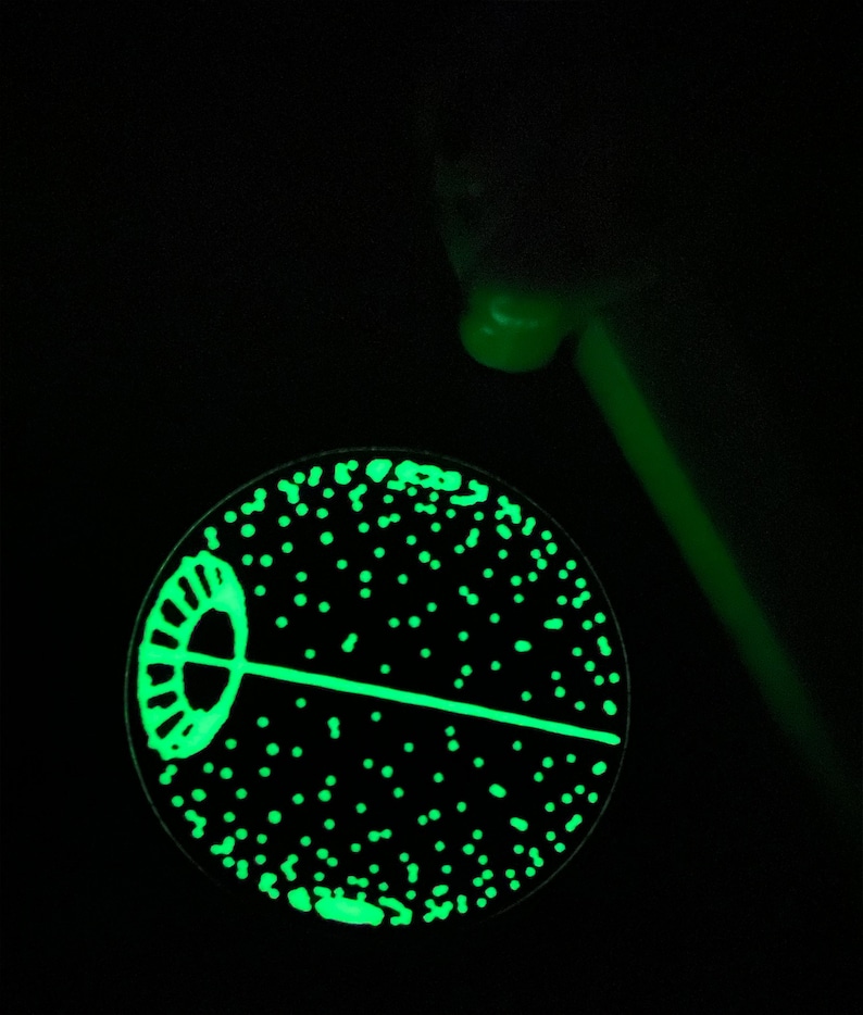 Death Star Plans Star Wars Glow-in-the-dark Sticker - Etsy