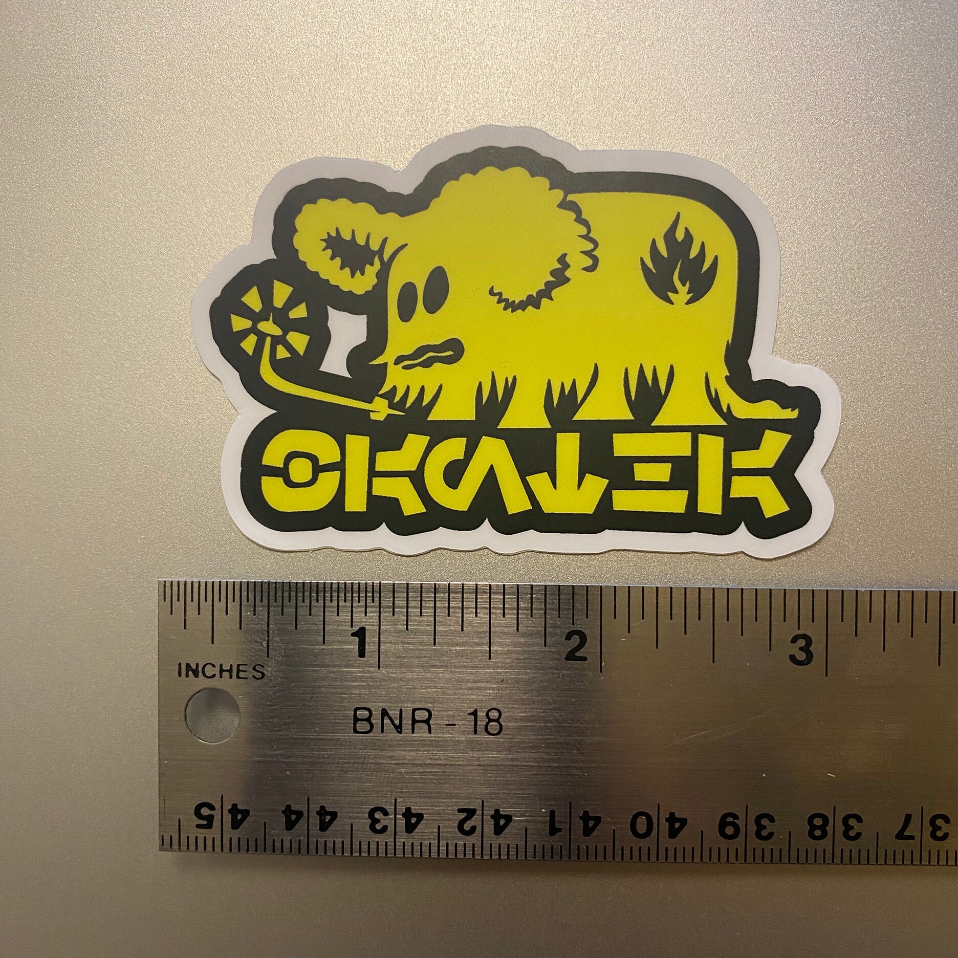 Bantha Black Label Star Wars Skateboarding Sticker - Etsy