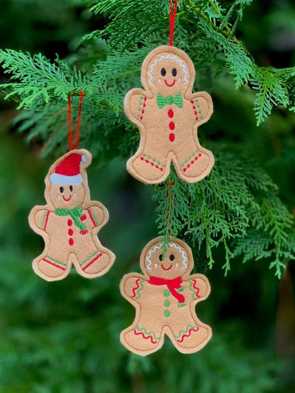 Gingerbread Man Ornament - Etsy
