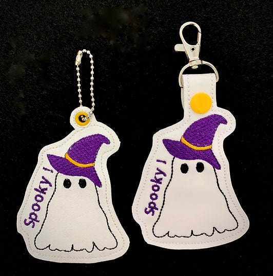 Ghost Key Fob and Snap Set - Etsy