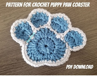 Dog Coaster Crochet Pattern - Etsy