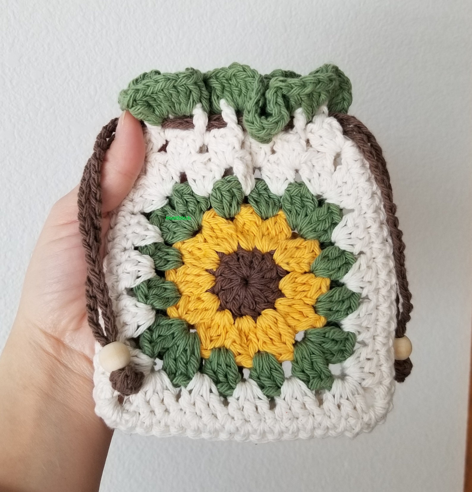 PATTERN for Crochet Sunflower Pouch PDF Pattern for Sunflower - Etsy
