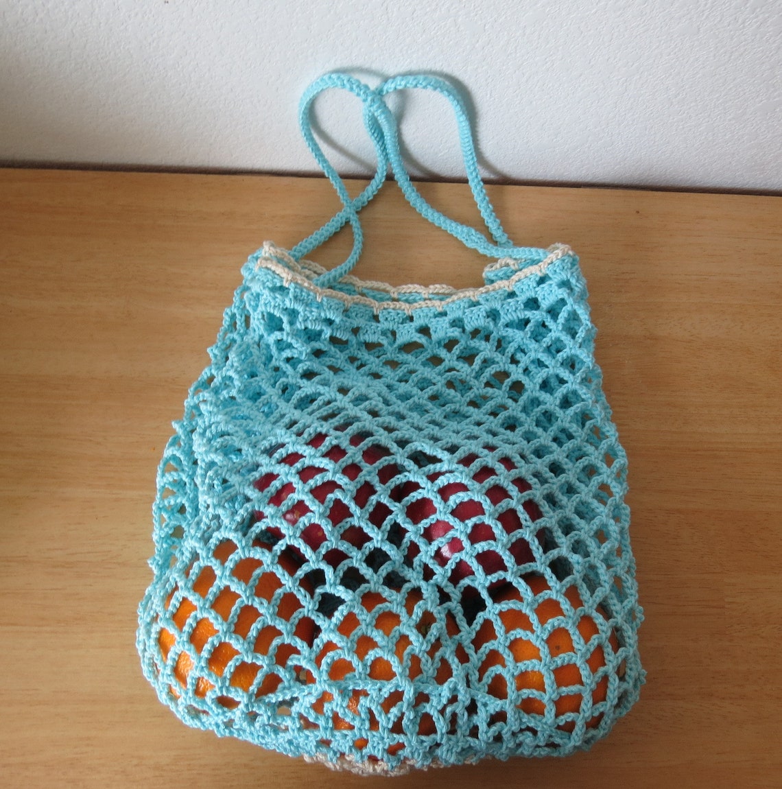 PATTERN for Crochet Market Bag Crochet Foldable Net Bag - Etsy