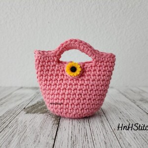 CROCHET Pattern for Mini Tote Bag Charm, PDF Download for Bag Charms ...