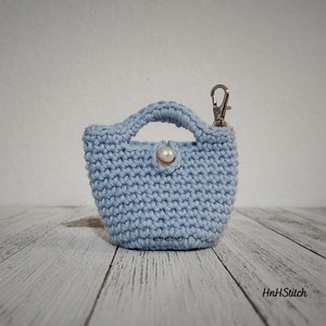 CROCHET Pattern for Mini Tote Bag Charm, PDF Download for Bag Charms ...