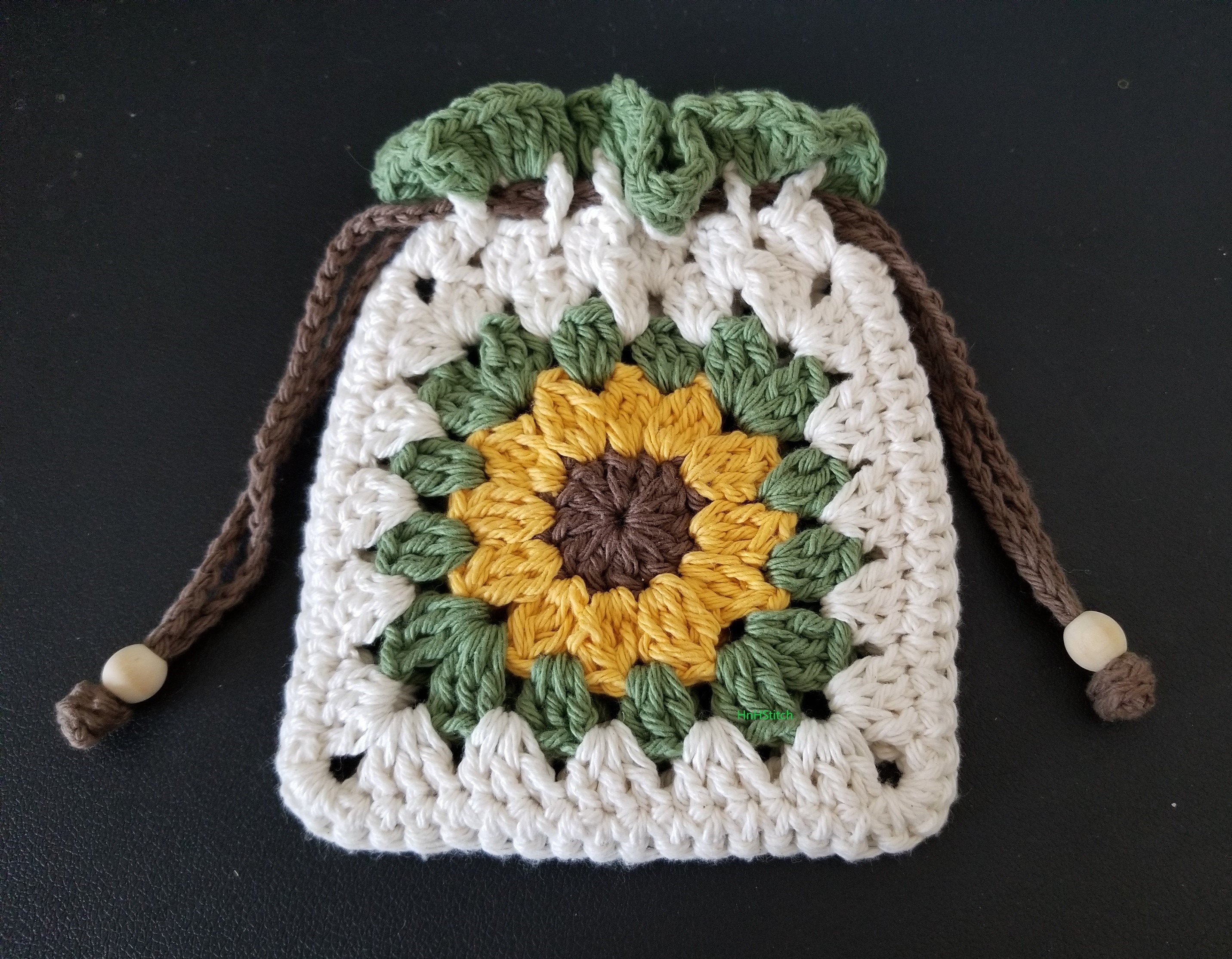 PATTERN for Crochet Sunflower Pouch PDF Pattern for Sunflower - Etsy UK