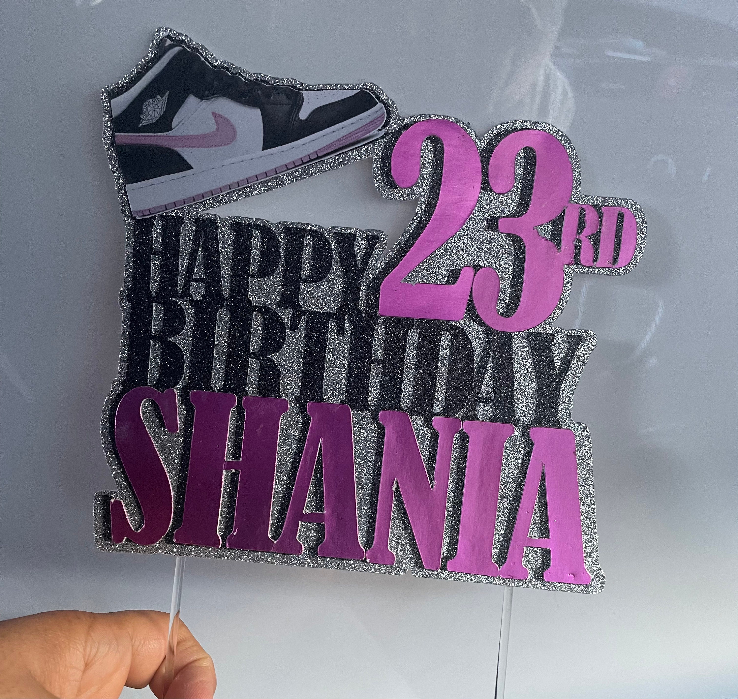 Jordan Sneaker/trainer Cake Topper - Etsy