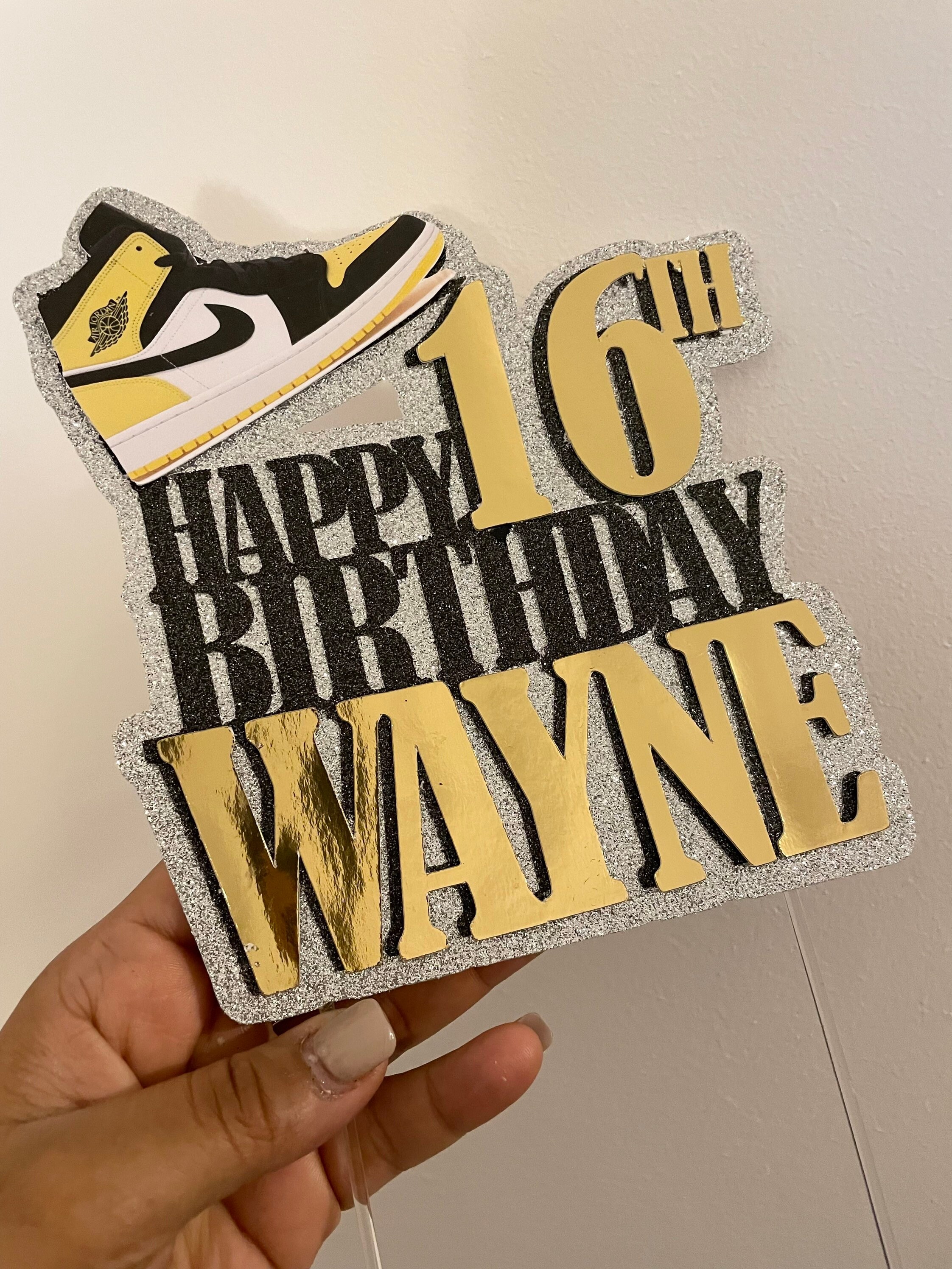 Jordan Sneaker/trainer Cake Topper - Etsy