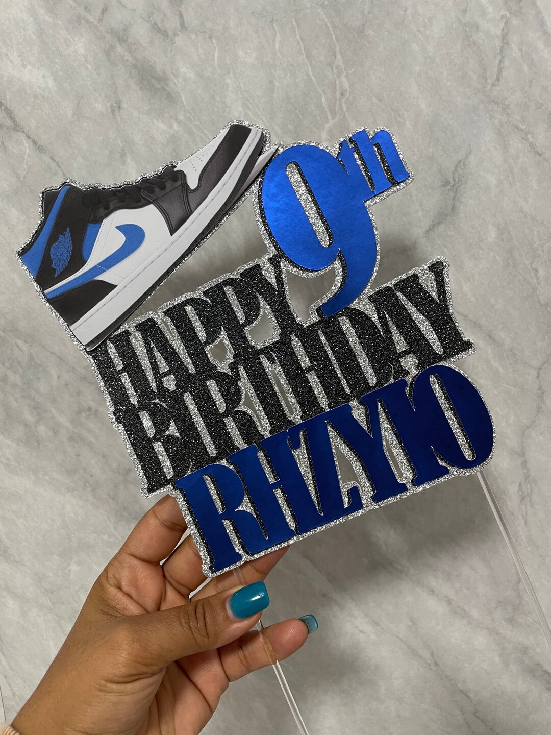 Jordan Sneaker/trainer Cake Topper - Etsy