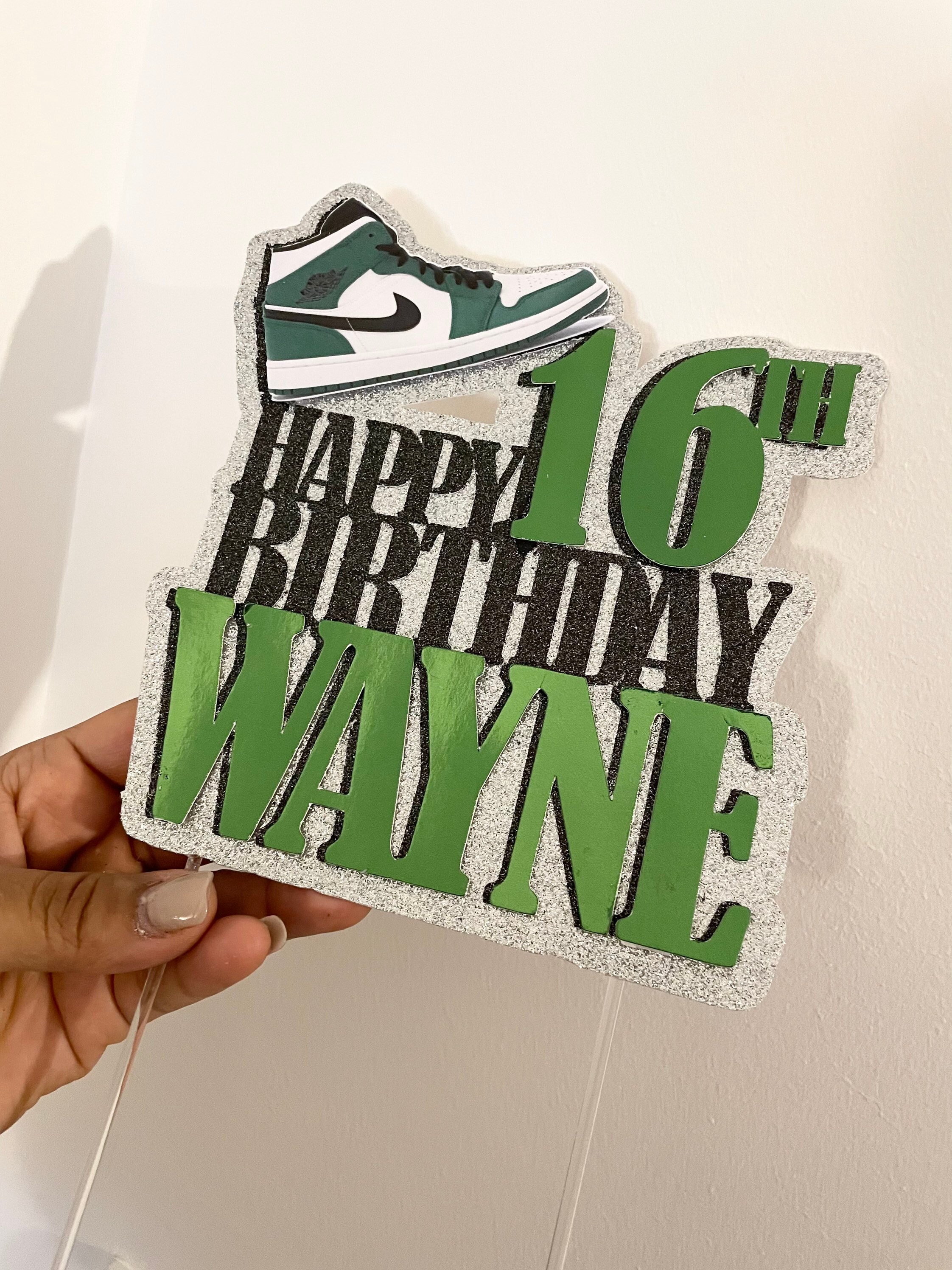 Jordan Sneaker/trainer Cake Topper - Etsy