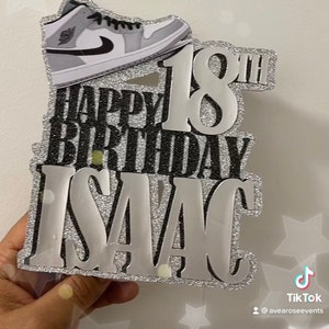 Jordan Sneaker/trainer Cake Topper - Etsy