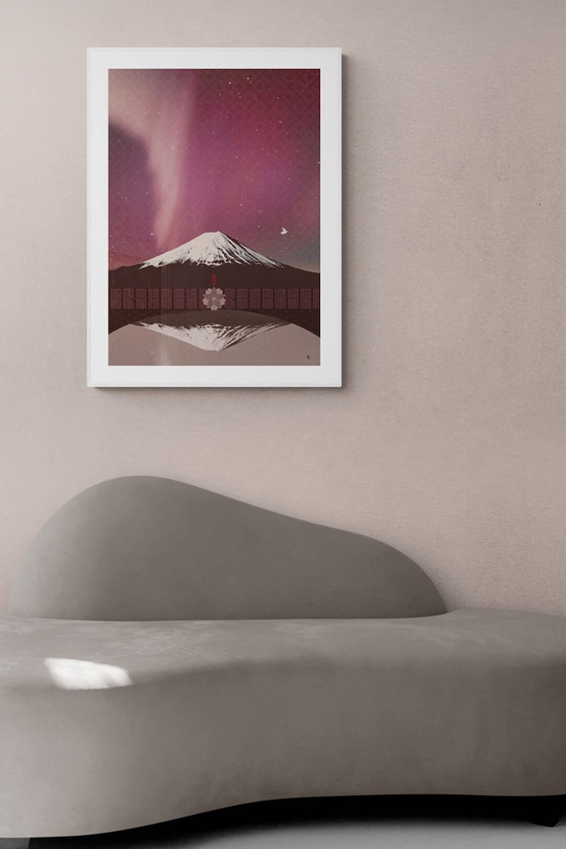 The Sky Over Mt Fuji - Mount Fuji Art, Hokusai Print, Japanese Art ...