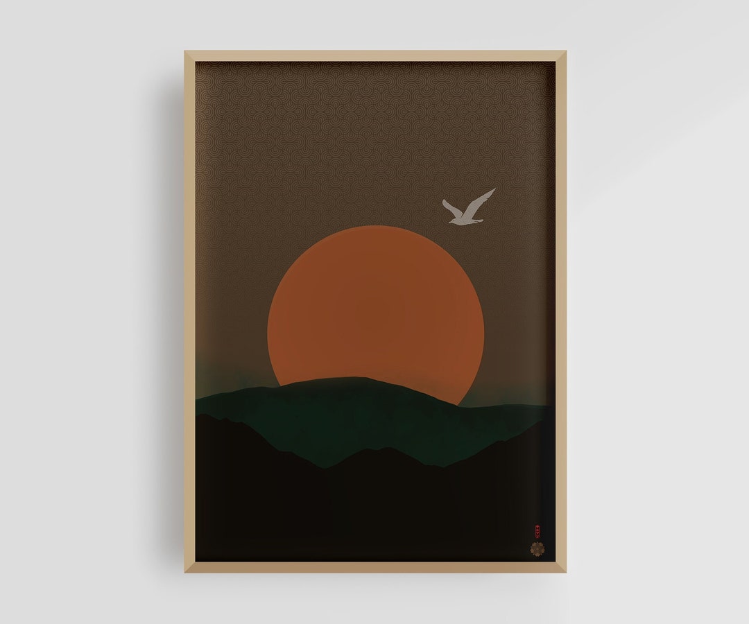 Japandi Art Print | Zen Artwork | Gallery Wall Art | Japan Woodblock ...