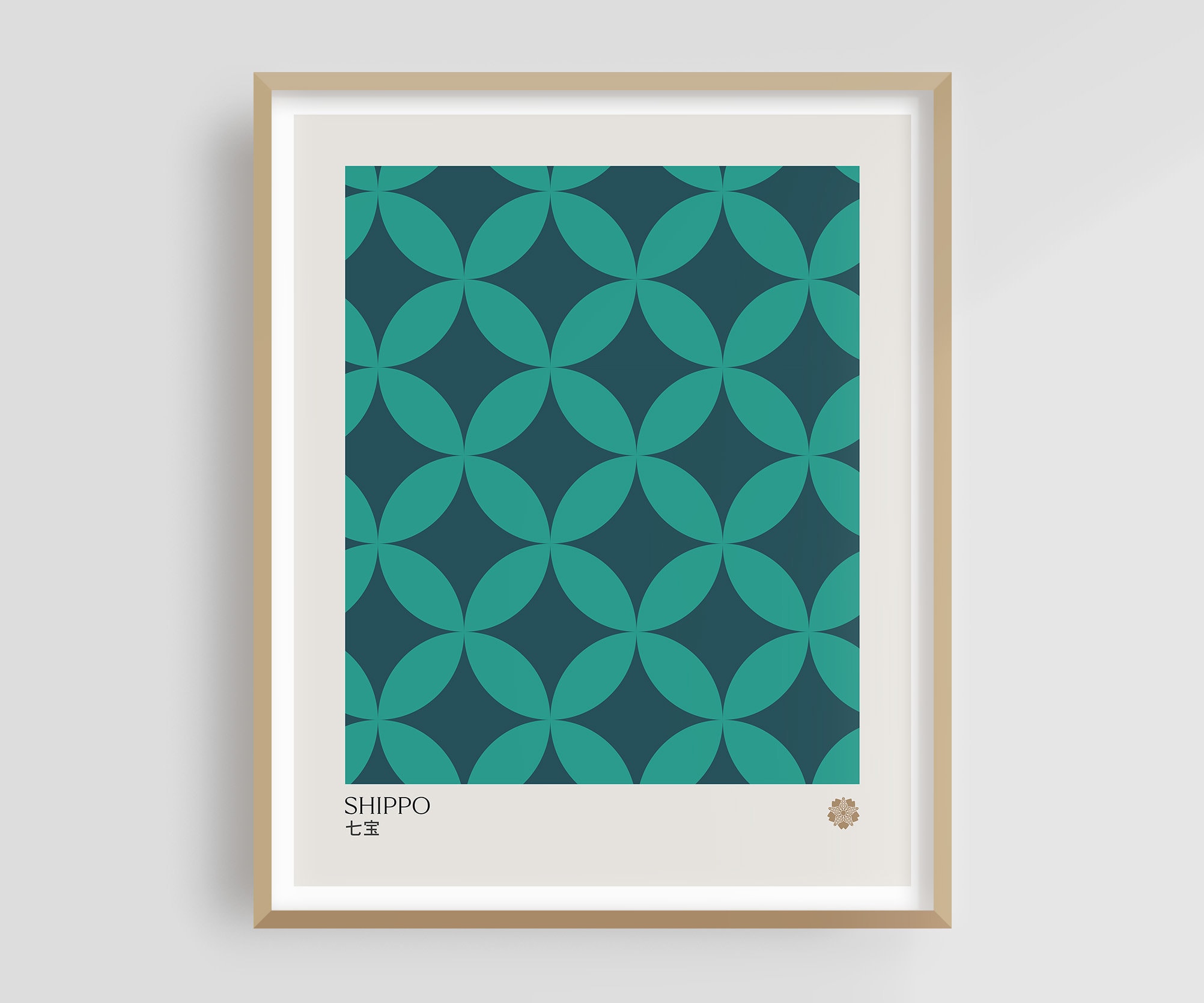 Shippo - Japanese Pattern, Wagara, Japandi Wall Art, Digital Download ...