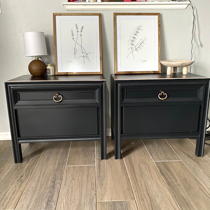 Raffia Nightstand - Etsy