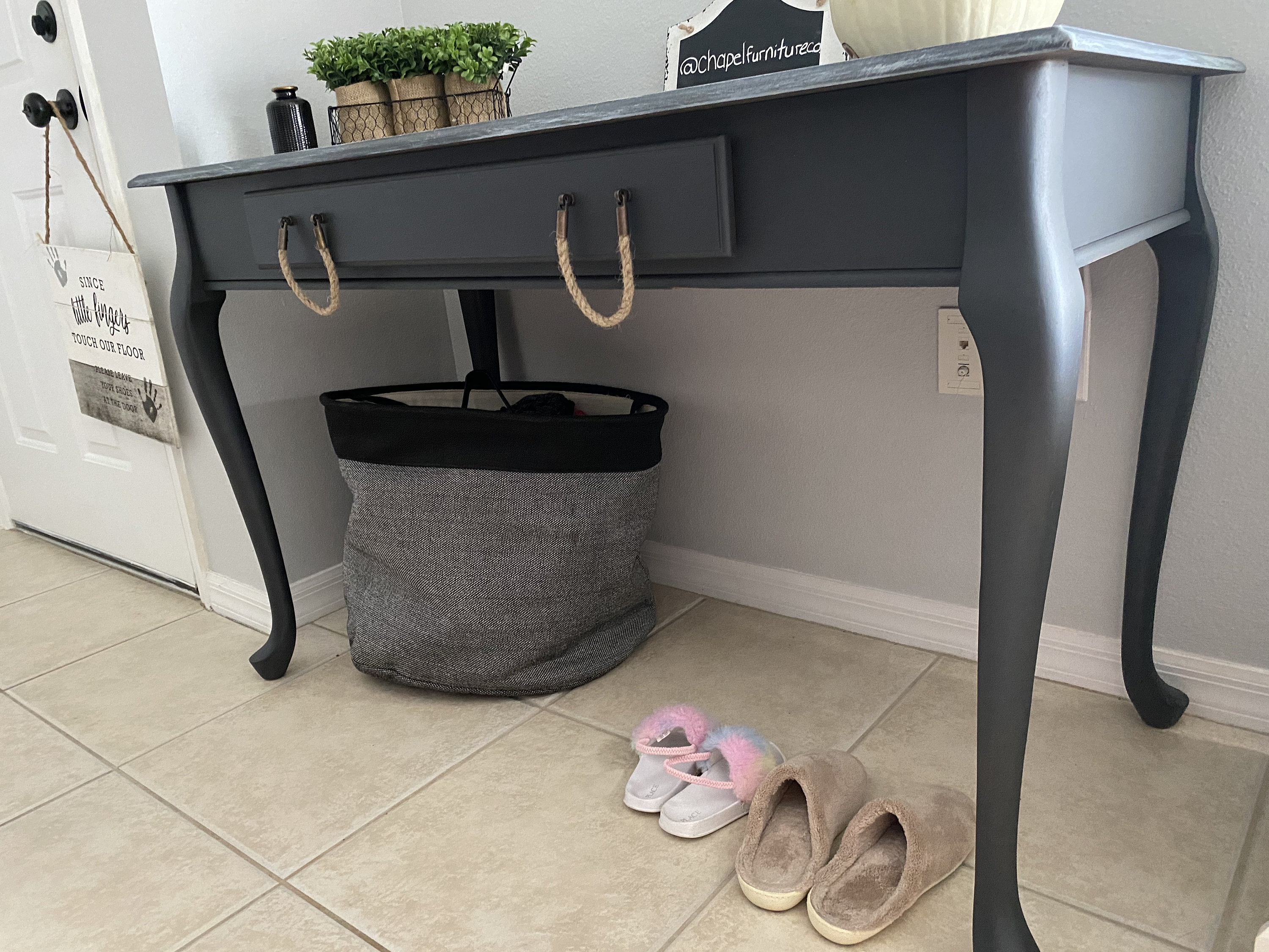 Console Table | Farm House Table | Black Table | Modern Farmhouse ...