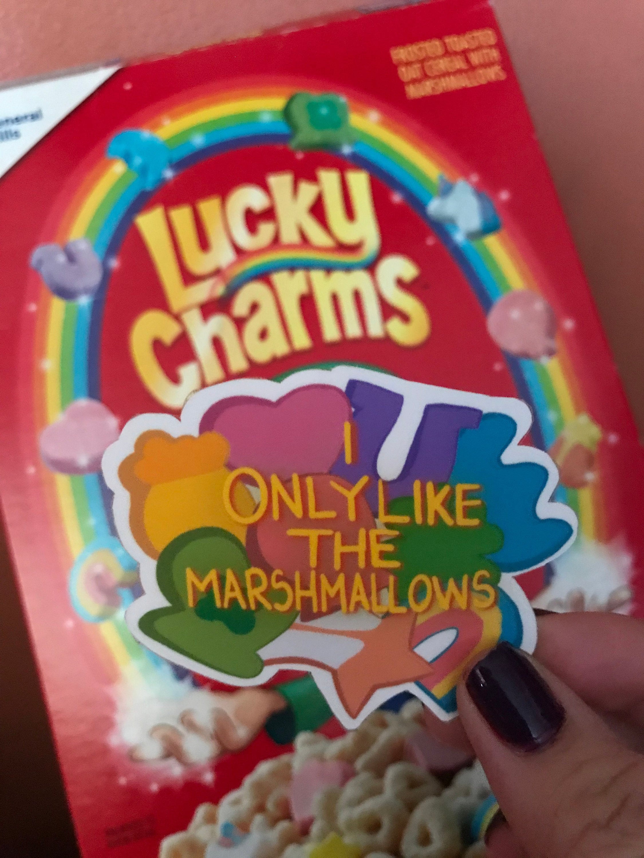 Lucky Charms Cereal Marshmallows Only
