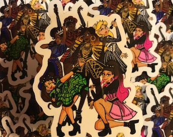 Six the Musical Tour Cast 2023 Sticker Pack - Etsy