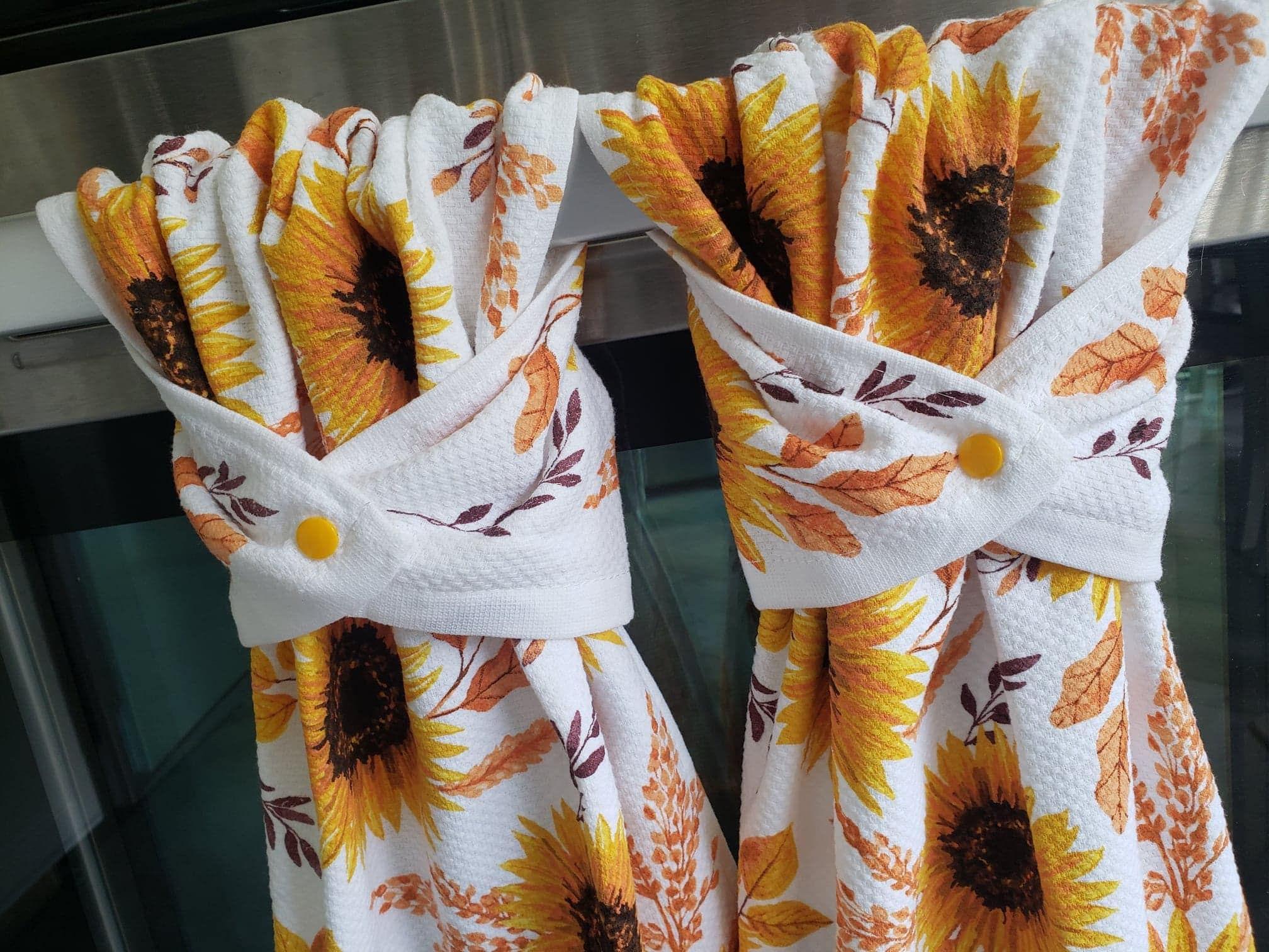 Hanging Snap on Kitchen Dish Hand Towel Sets FALL Themes - Etsy