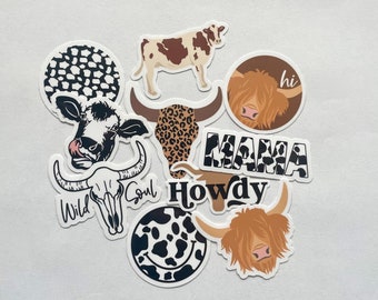 Western Charolais Cow Mom Life Sticker - Etsy