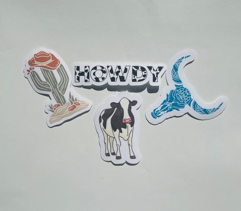 Western Sticker Pack Choose Your Stickers Waterproof - Etsy