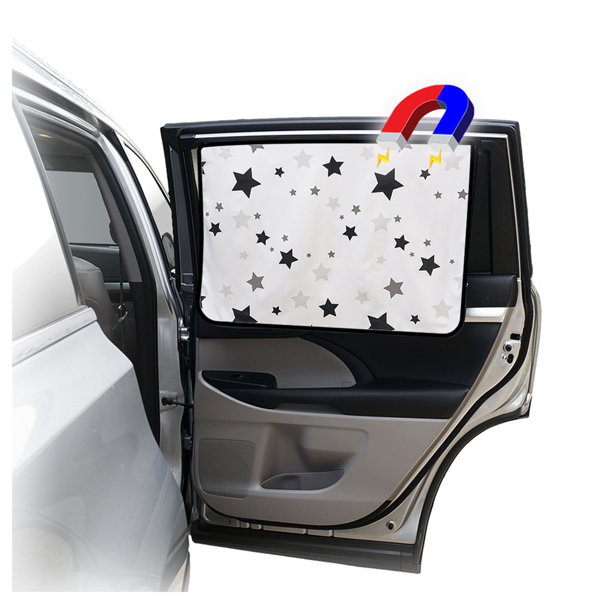 Magnetic Car Side Window Shade - Universal Curtain With Sun Protection ...