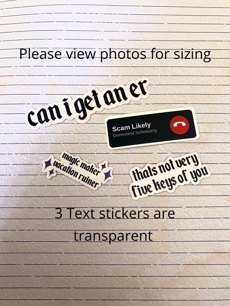 Cast Member Life Sticker Bundle Water Bottle Stickers - Etsy