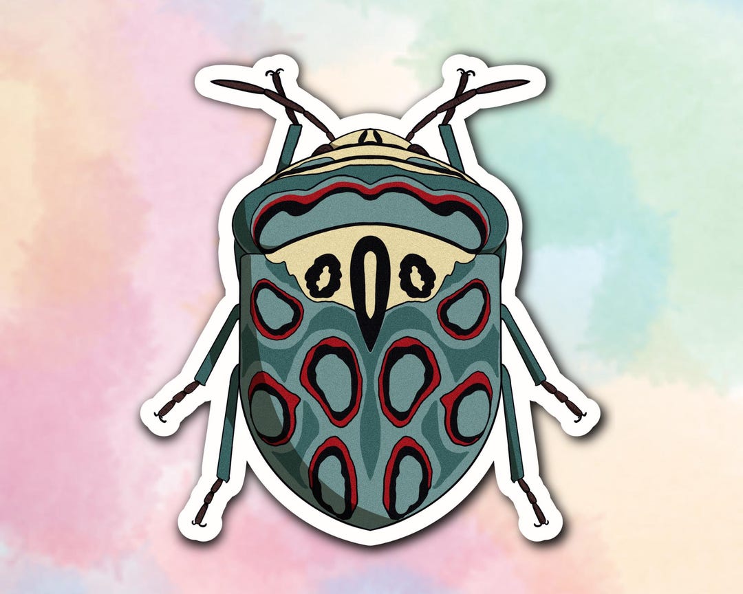 Picasso Bug Vinyl Sticker | Hand Illustrated Available in Multiple ...