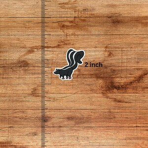 Cute Skunk Sticker | Vinyl Sticker | Hand-drawn, Waterproof, Multiple ...