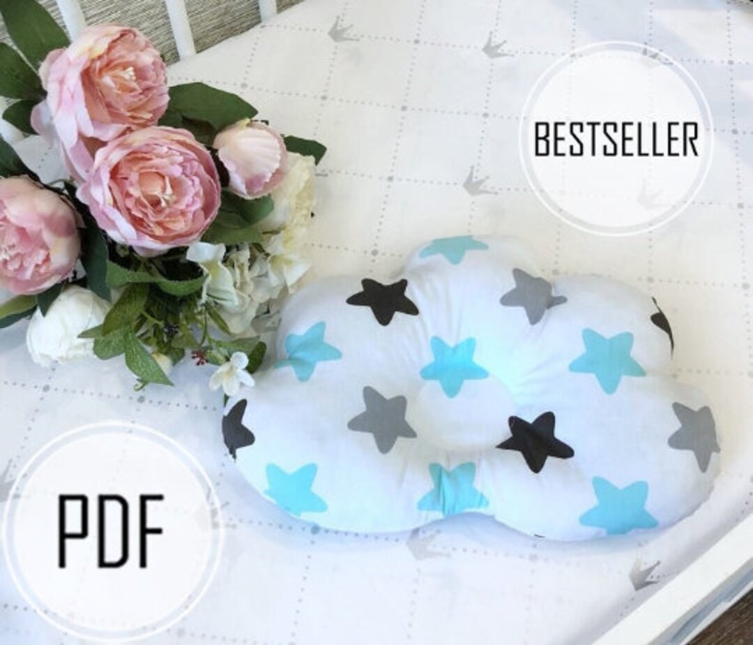 Cloud Baby Pillow Pattern, Baby Head Pillow Diy, Newborn Cushion Pdf - Etsy