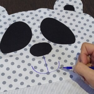 Bear Pillow Pattern, Cushion Bear Diy, Diy Panda, Soft Panda Tutorial ...