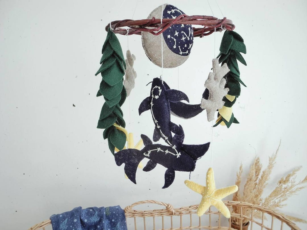 Ocean Mobile, Constellation Mobile, Baby Mobile, Sea Wall Hanging ...