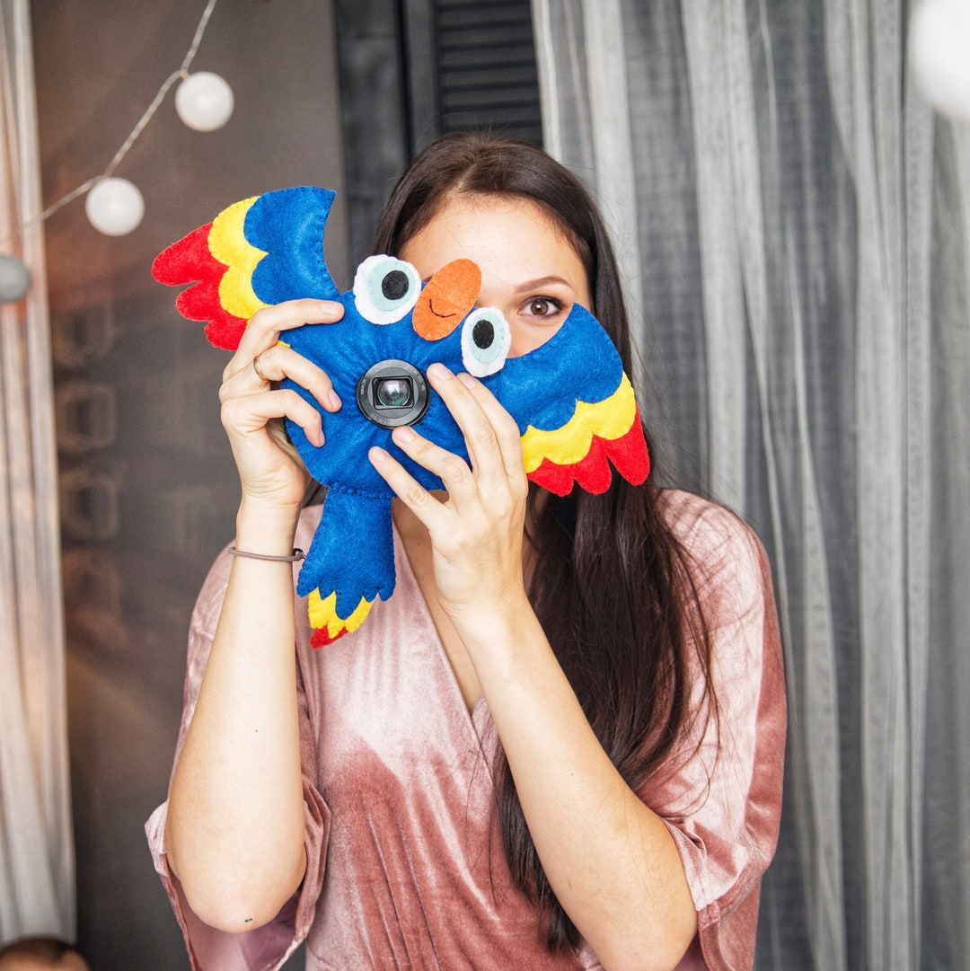Shutter Creatures, Camera Huggers, Blue Bird Parrot, Lens Bling, Lens ...