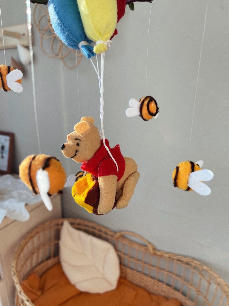 Winnie the Pooh Mobile MINI Baby Mobile Pooh Bear Mobile - Etsy