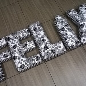 Letters Pillow Pattern, Letter Pillow, Letter Pillows, Letter Cushions ...