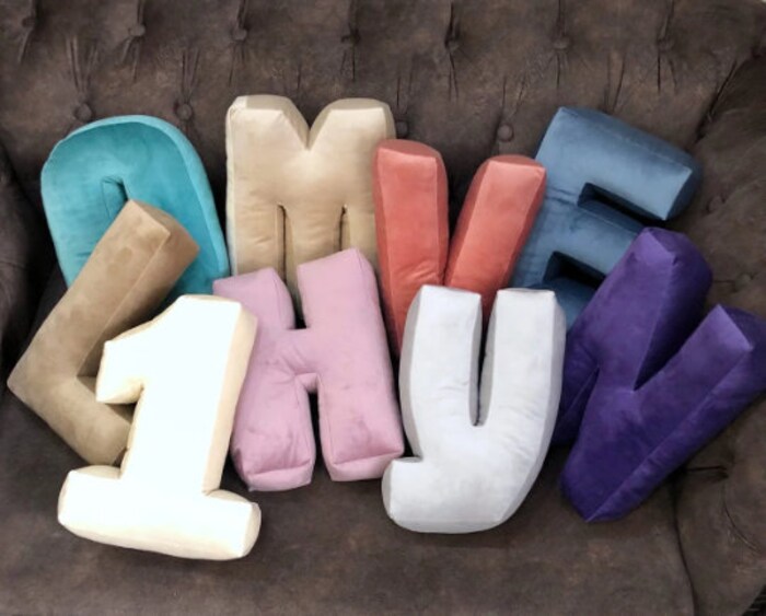 Number Pillow - Etsy