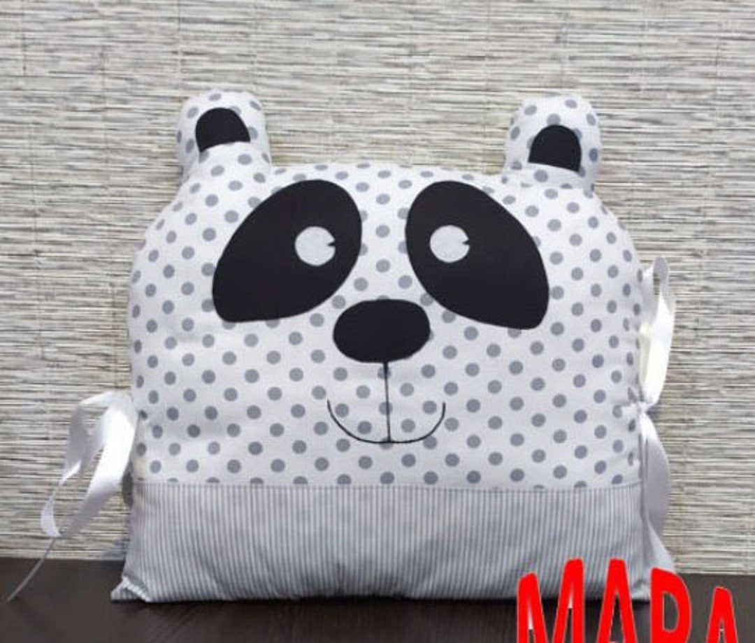 Bear Pillow Pattern, Cushion Bear Diy, Diy Panda, Soft Panda Tutorial ...
