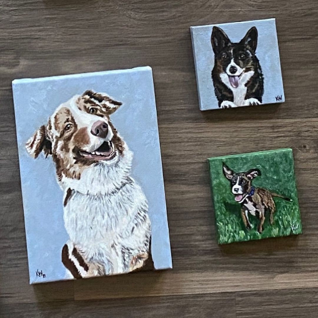 Custom Acrylic Pet Portraits | Dogs, Cats, Birds | in Memory Portraits ...