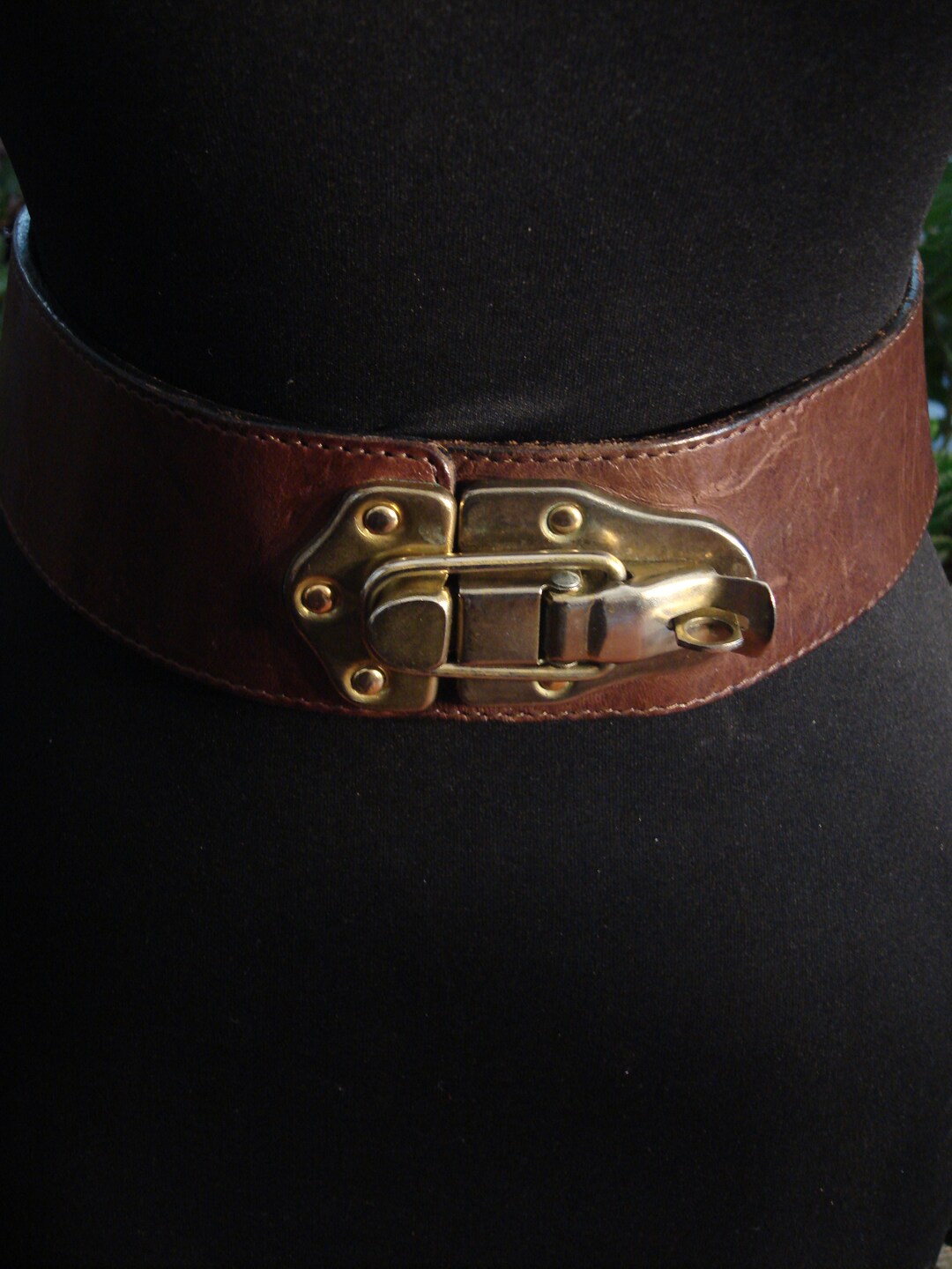 LEATHER LATCH BUCKLE Belt - Etsy