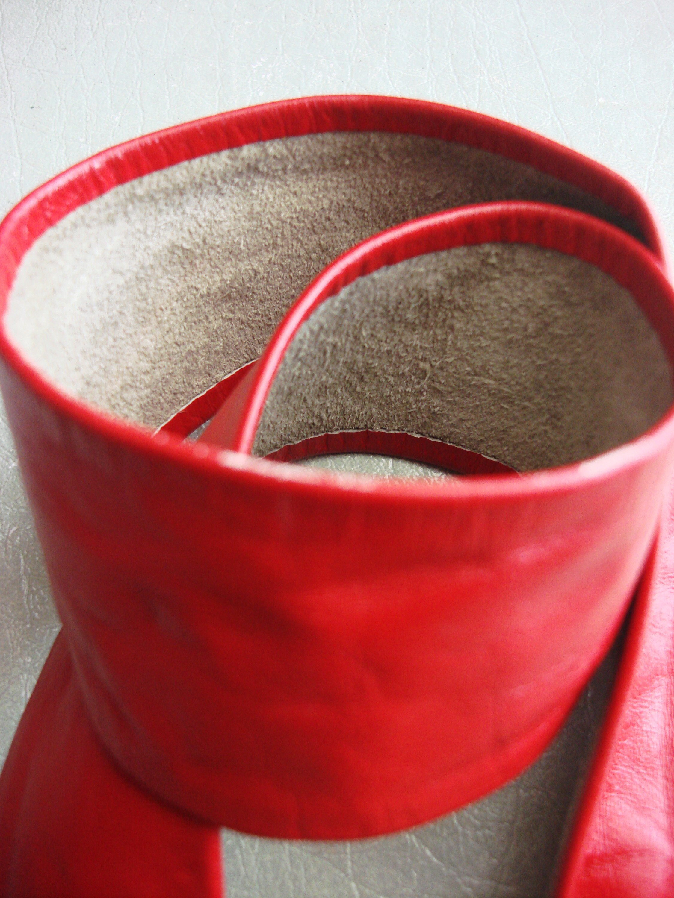 RED CLIP BUCKLE Belt - Etsy