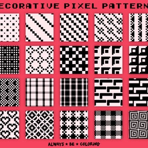 150+ Procreate Pixel Brushes for Lettering & Illustration! Pixel Pattern Brushes, Texture ...