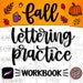 10 Procreate Brushes, 20 Lettering Practice Worksheets, Learn Brush ...