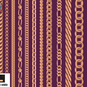 140 Procreate Chain Brushes for Digital Illustration & Jewelry Design ...