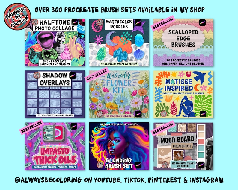 660 Procreate Ransom Note Letters Stamps for Digital Collage, Crafts ...