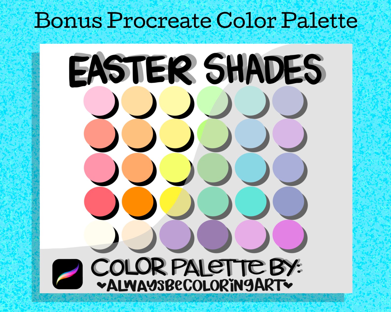 INSTANT DOWNLOAD Easter Egg Procreate Stamp and Brush Set - Etsy