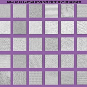 64 Premium Procreate Paper Texture Brushes & 50 High Quality Paper ...