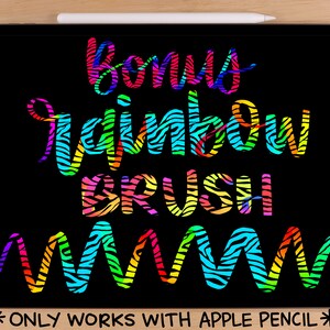 6 Zebra Print Procreate Lettering Brushes! Animal Print Brushes ...