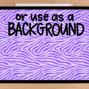 6 Zebra Print Procreate Lettering Brushes! Animal Print Brushes ...