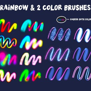 Procreate Neon Brush Set for Lettering & Illustration. With Neon 3D ...
