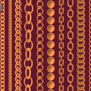 140 Procreate Chain Brushes for Digital Illustration & Jewelry Design ...